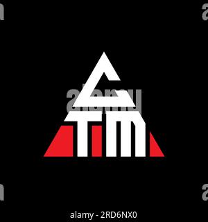 CTM letter logo design with polygon shape. CTM polygon and cube shape ...