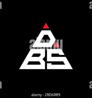DBS triangle letter logo design with triangle shape. DBS triangle logo ...