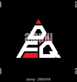 DFQ letter logo design with polygon shape. DFQ polygon and cube shape ...