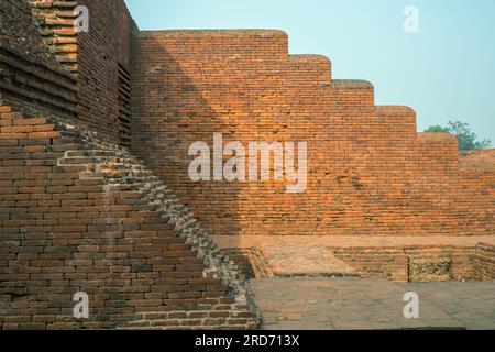 12 23 2014 Vintage ruins of Nalanda Mahavihara Mahavihara, 5th-century ...