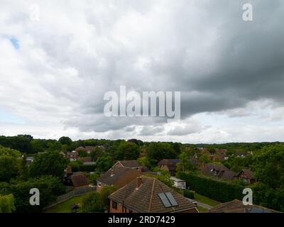 Ashford, Kent, UK. 19th Jul, 2023. UK Weather: Rain clouds head towards ...