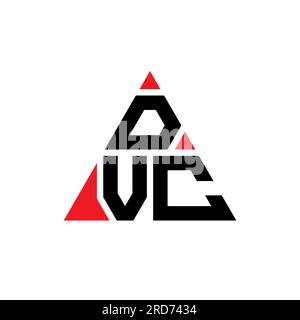 DVC triangle letter logo design with triangle shape. DVC triangle logo ...