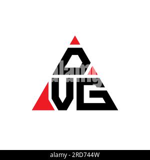 DVG triangle letter logo design with triangle shape. DVG triangle logo ...