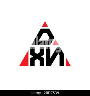 DXN triangle letter logo design with triangle shape. DXN triangle logo ...