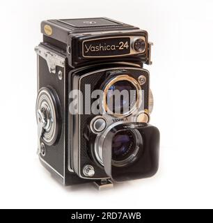 Yashica 24, a Japanese made twin lens reflex tlr camera built around ...