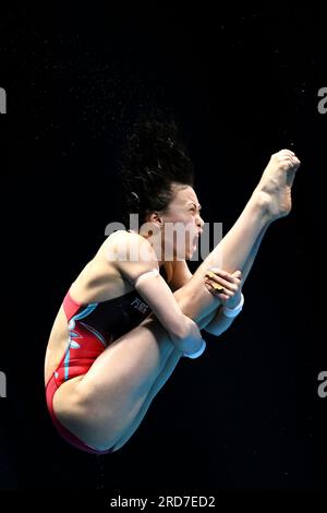 Chen Yuxi of China competes in the Women's 10m Platform event for the ...