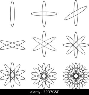 Basic scared geometry. thin line geometric triangle shape. isolated on ...