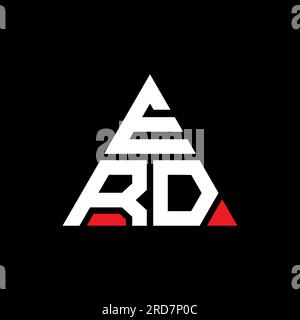 ERD letter logo design with polygon shape. ERD polygon and cube shape ...