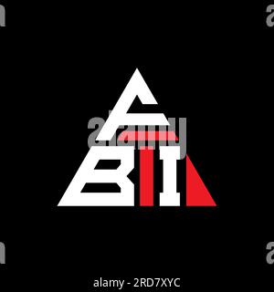 FBI letter logo design with polygon shape. FBI polygon and cube shape ...