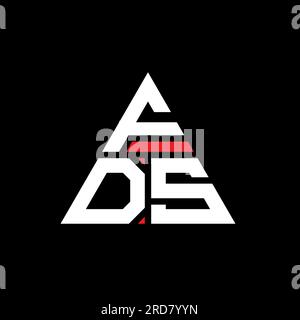 FDS letter logo design with polygon shape. FDS polygon and cube shape ...