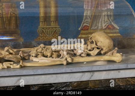 funerary chapel of Francisco Pizarro, Lima cathedral, Peru Stock Photo ...