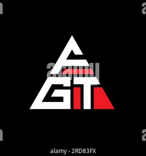 FGT letter logo design with polygon shape. FGT polygon and cube shape ...