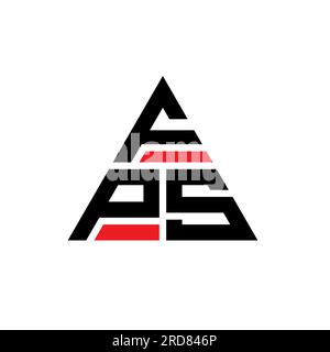 FPS triangle letter logo design with triangle shape. FPS triangle logo ...