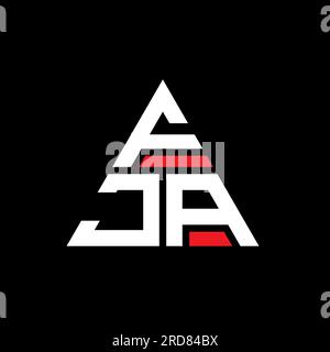 FJA letter logo design with polygon shape. FJA polygon and cube shape ...