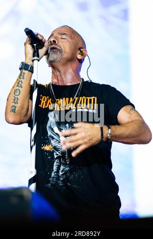 Locarno, Switzerland. 18th July, 2023. The Italian singer-songwriter ...