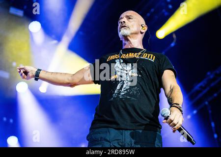 Locarno, Switzerland. 18th July, 2023. The Italian singer-songwriter ...