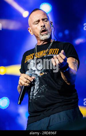 Locarno, Switzerland. 18th July, 2023. The Italian singer-songwriter ...