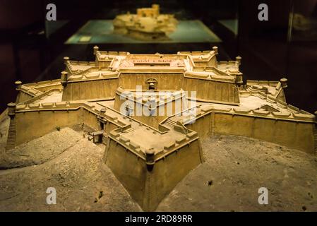 Model of fort in Marseille, Relief Maps museum or Musée des Plans ...