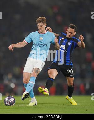 Inter Milan's Hakan Calhanoglu during the Uefa Champions League soccer ...