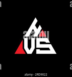 HVS letter logo design with polygon shape. HVS polygon and cube shape ...