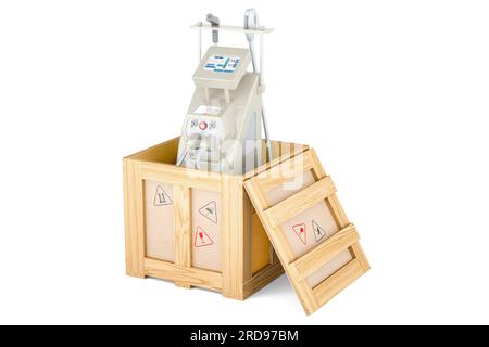 Hair Removal Laser on the wooden table, 3D rendering Stock Photo - Alamy