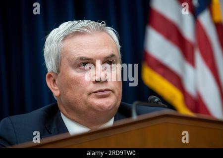 House Oversight Committee Chair James Comer (R-Ky.) is seen during a ...