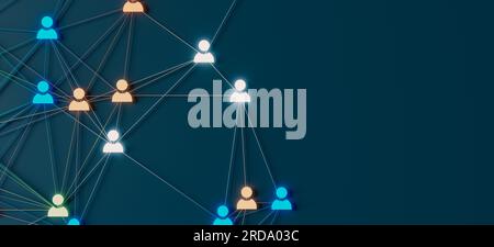 A concept that expresses the hyper-connected society of modern society ...