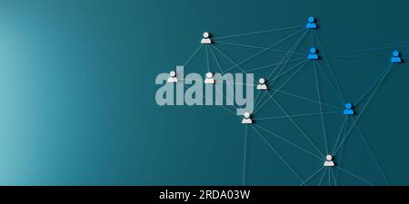 A concept that expresses the hyper-connected society of modern society ...