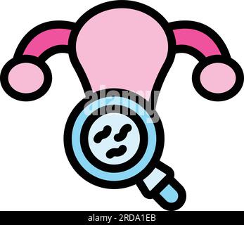 Infertility color line icon. Outline pictogram for web page Stock ...