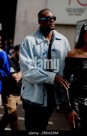Street style, Serge Ibaka arriving at Cerruti 1881 Spring-Summer 2019 ...