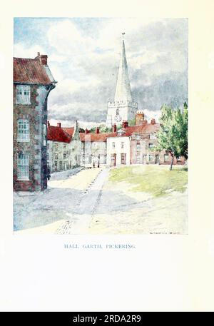 Pickering Church from Hall Garth from the book ' The evolution of an ...