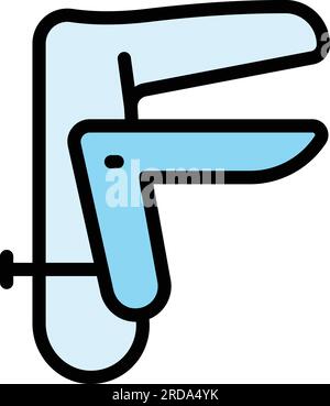 Obstetrics and gynecology color line icon. Pictogram for web page ...