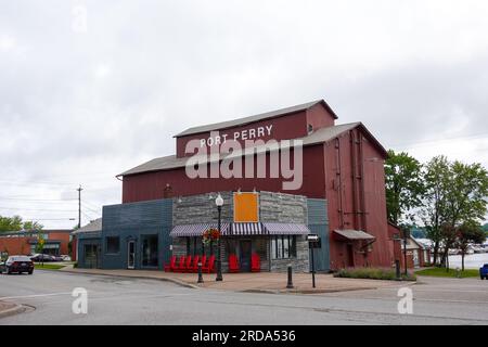 port perry grain elevator, also known as old mills, in port perry ...