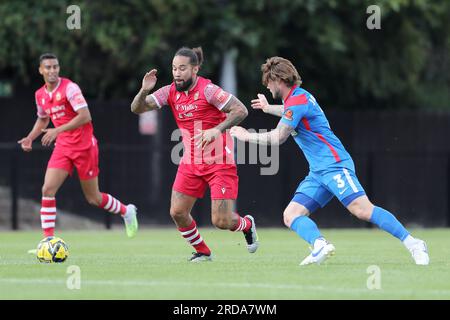Elliott Johnson of Dagenham during Hornchurch vs Dagenham & Redbridge ...