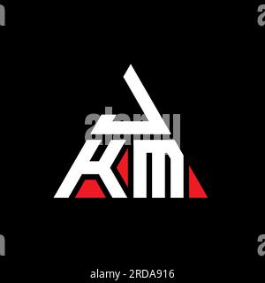 JKM triangle letter logo design with triangle shape. JKM triangle logo ...