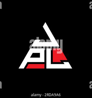 JPL triangle letter logo design with triangle shape. JPL triangle logo ...