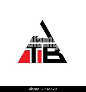 JTB triangle letter logo design with triangle shape. JTB triangle logo ...