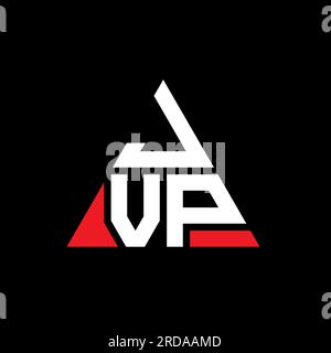 JVP triangle letter logo design with triangle shape. JVP triangle logo ...