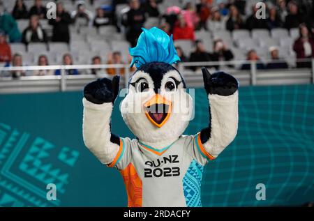 Tazuni, mascot of the FIFA Women's World Cup 2023 during the Group B ...