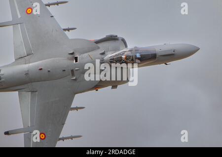 Spanish Navy Harrier performing at RIAT Fairford 2023 Stock Photo - Alamy