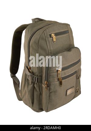 Big backpack for travel isolate on a white background Stock Photo - Alamy
