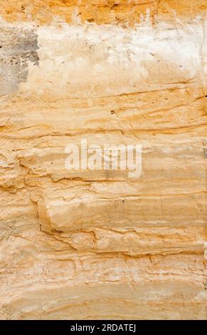 Soil science: cross-section of soil, three ice ages in one soil profile ...