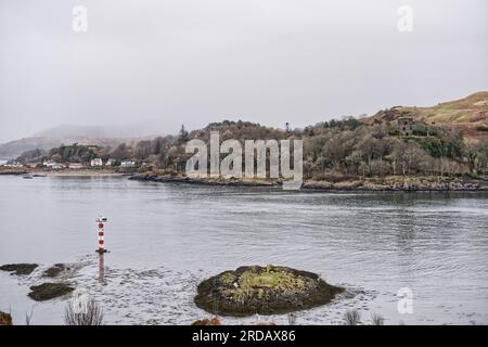 Dunollie Castle, Oban, Argyll, on the west coast of Scotland Stock ...