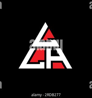 LLH triangle letter logo design with triangle shape. LLH triangle logo ...