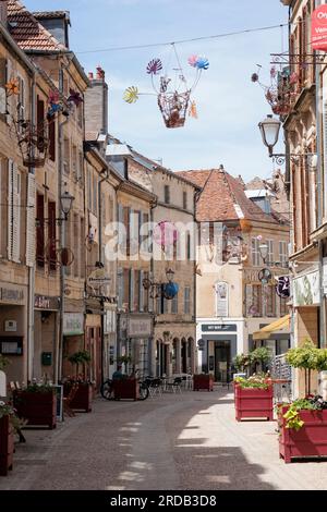 Street Scene Langres Haute-Marne Grande Est France Stock Photo - Alamy