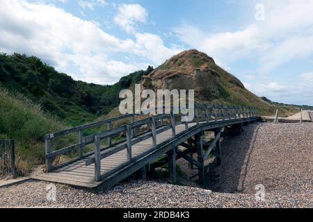 Oldhaven Gap, Bishopstone Glen, Reculver Country park, Thanet, Kent ...