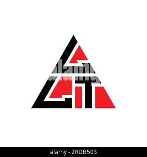 LLT triangle letter logo design with triangle shape. LLT triangle logo ...