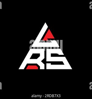LRS triangle letter logo design with triangle shape. LRS triangle logo ...
