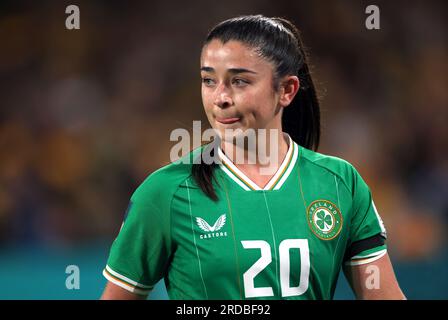 Republic of Ireland's Marissa Sheva is substituted during the FIFA ...