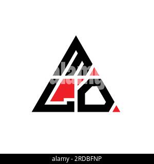 MLO triangle letter logo design with triangle shape. MLO triangle logo ...